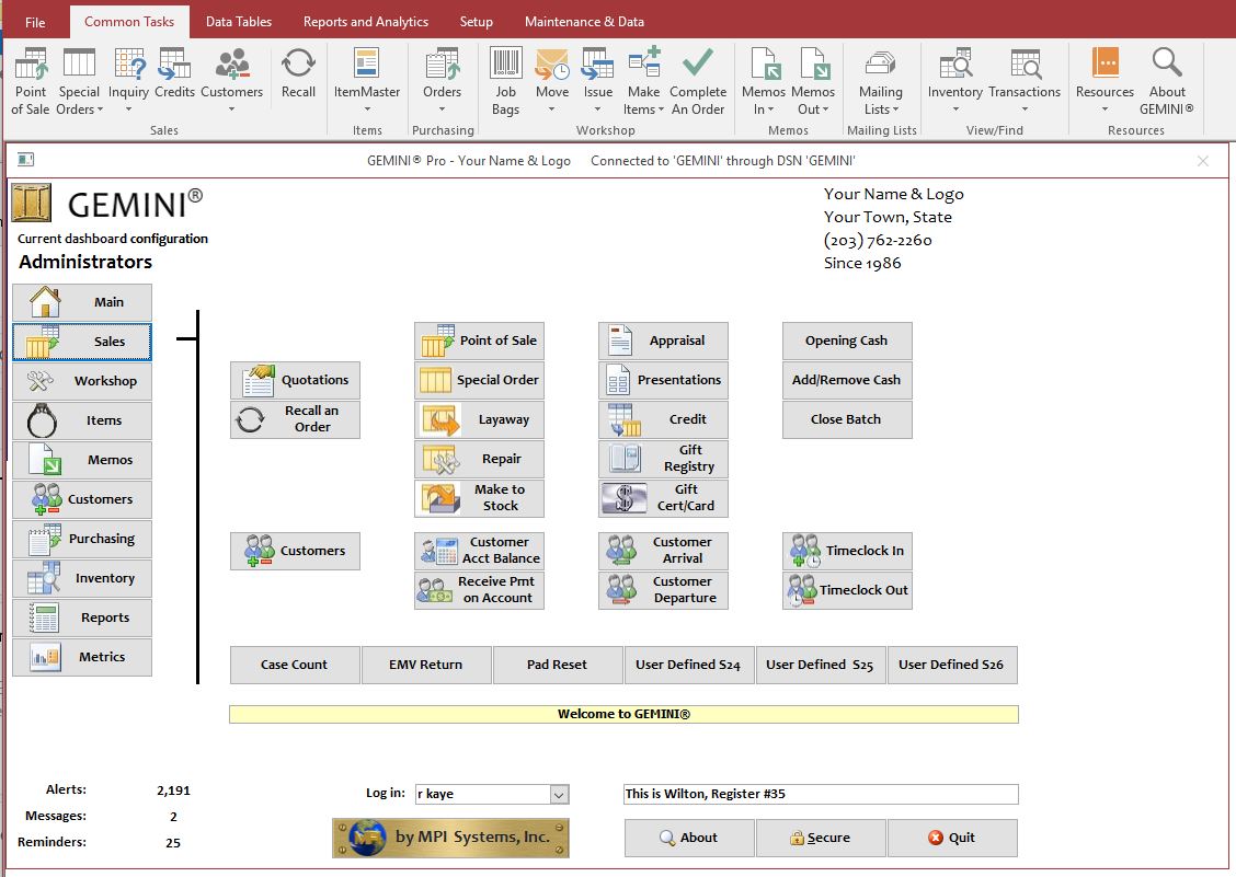 GEMINI - Software for Jewelry Retail and Wholesale